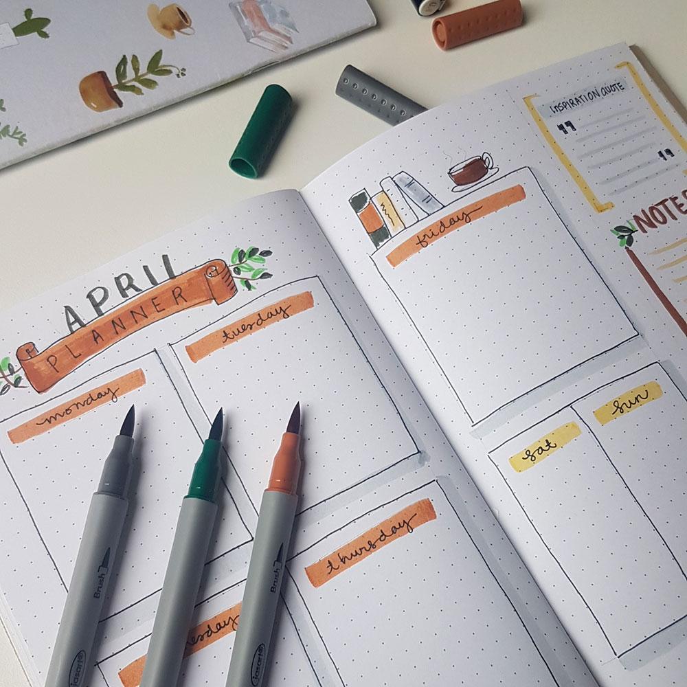 Bullet Journal Art Kit – Harvest Collection AU