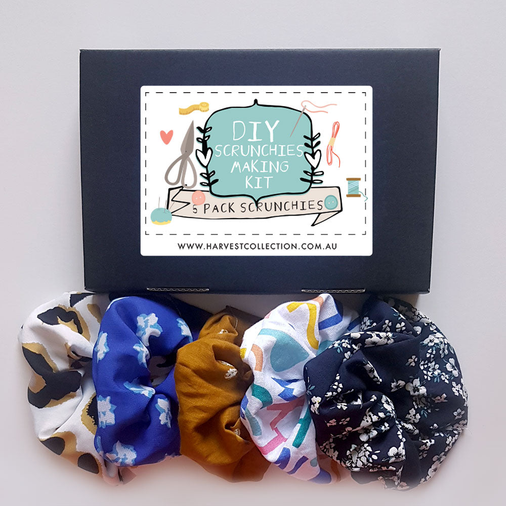 DIY Scrunchies Making Kit - 5 pack – Harvest Collection AU