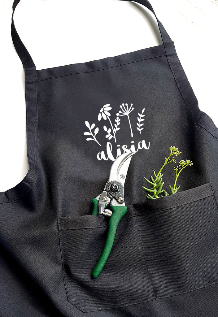 Personalised Garden Apron - Wild Flowers – Harvest Collection AU