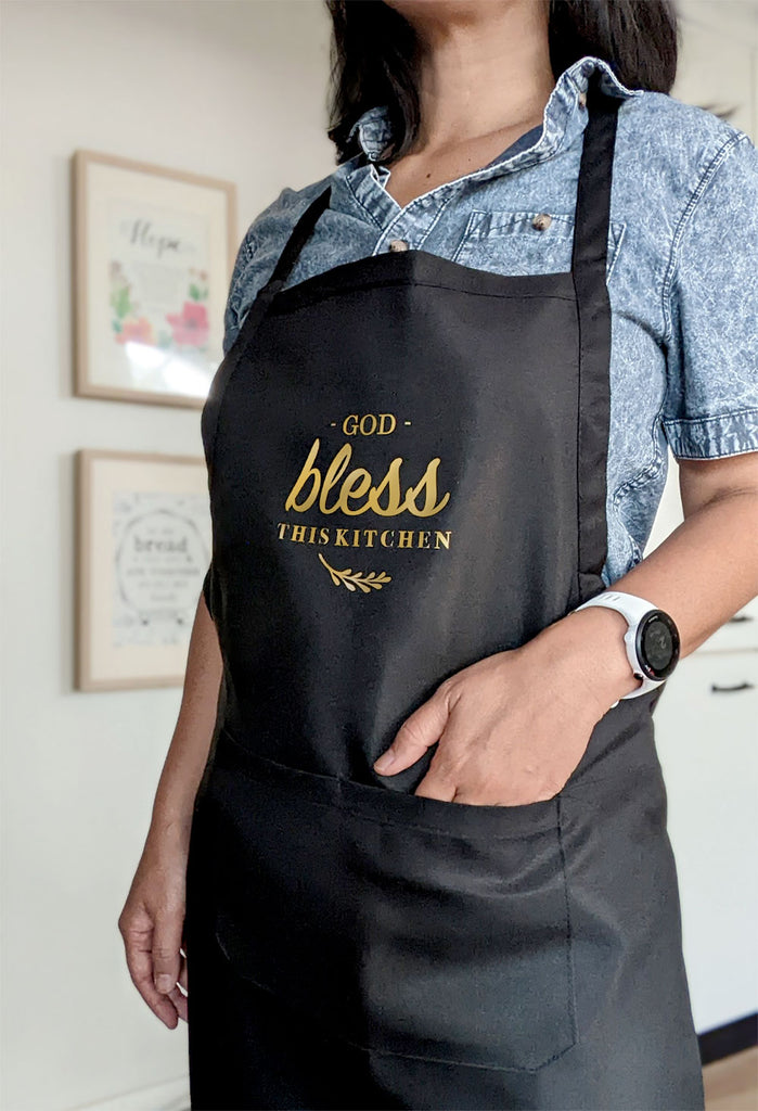 Kitchen Apron - God Bless This Kitchen – Harvest Collection AU